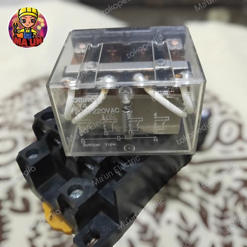 Jual Relay + Include Socket Omron LY4 220V Original - Jakarta Timur ...