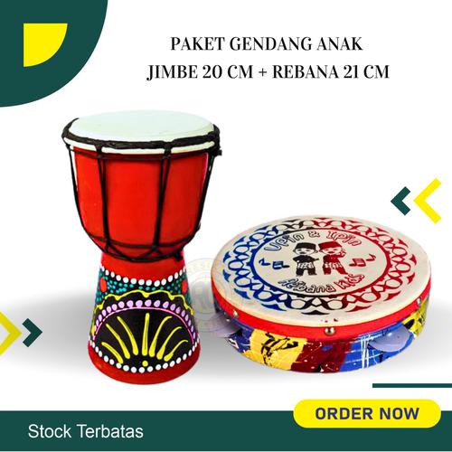 Jual Alat Musik Jimbe / Gendang UKURAN 30 CM / Alat Musik Tradisional ...