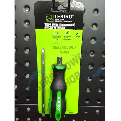 Jual Tekiro Obeng TPR Dua Arah Obeng Bolak Balik Plus Minus 125 mm ...