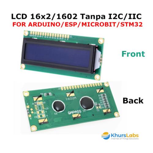 Jual LCD 16x2 1602 With I2C IIC Module Backpack Board Arduino - Tanpa ...