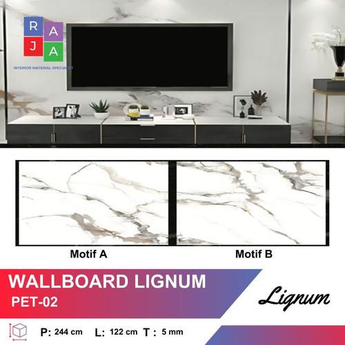 Jual Wallboard Marble PVC Wall Panel Marmer Glossy Kaca Dinding Lignum ...