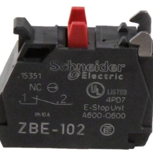 Jual Schneider Aux Contact untuk tipe XB5 ZBE101 ZBE 102 / Kontak Blok ...
