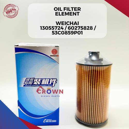 Jual Oil Filter Weichai Element 13055724 / 60275828 / 53C0859P01 ...