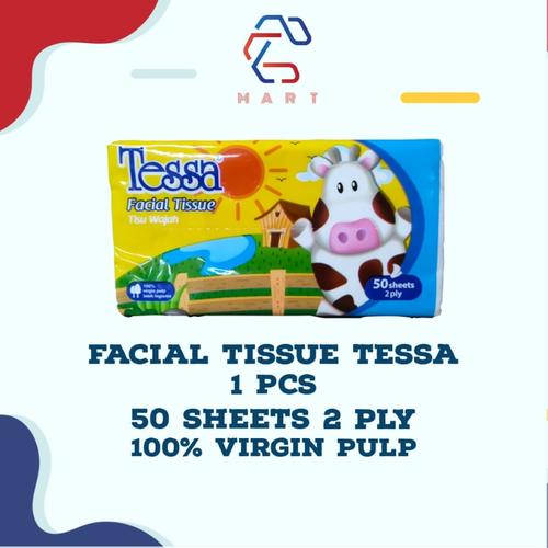 Jual Facial Tissue Tessa TP-11 Travel Pack 50 Sheets 2 Ply (1 Pcs ...