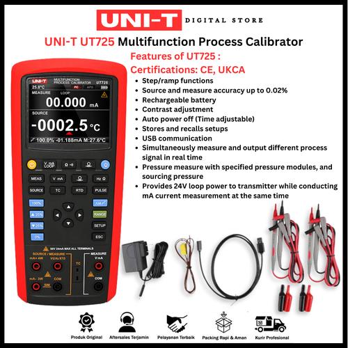 Jual UNI-T UT725 Multi-Function Loop Process Calibrator DC - Kalibrator Multifungsi UT725 - Kota ...