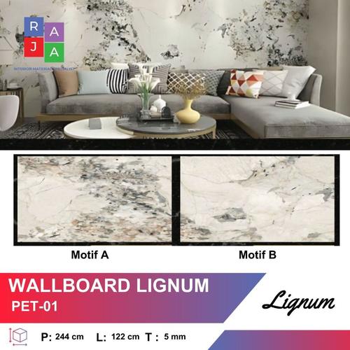 Jual Wallboard Marble PVC Wall Panel Marmer Glossy Kaca Dinding Lignum ...