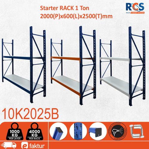 Jual RAK GUDANG Besi 1 Ton P 2Meter Tinggi 2,5M STARTER Gudang Frame ...