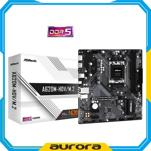 Jual Asrock A620M-HDV/M.2 AM5 DDR5 AMD A620 MATX Motherboard Mobo ...