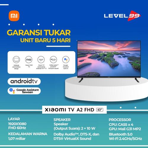 Promo Xiaomi Google TV 43 INCH FHD A Pro Series / A2 Digital TV Dolby - FHD Cicil 0% 3x - Kota ...