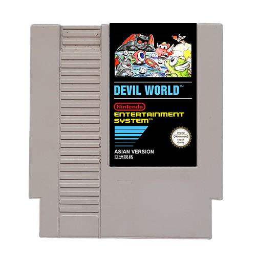 Jual Kaset Nintendo NES Devil World PAL Game Jadul Spica Tendo ...