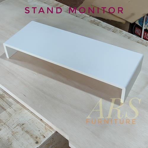 Jual tatakan monitor / computer monitor riser stand - Putih, 90x20x8 ...