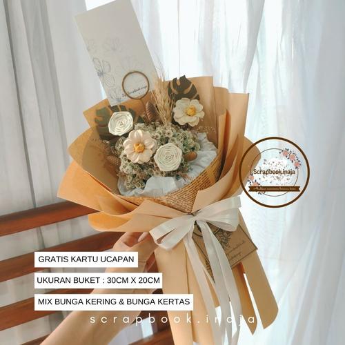 Jual Bucket Simple Dried Flower | Bucket Bunga Kering | Bucket Wisuda ...