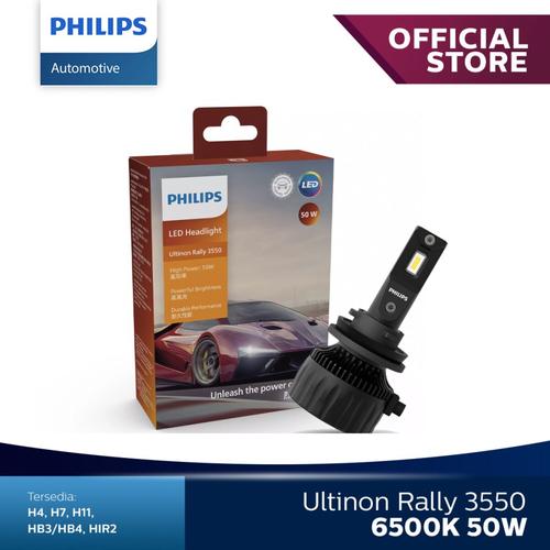Promo PHILIPS ULTINON RALLY 3550 LED H11 HL 6500K BOHLAM LAMPU MOBIL ...