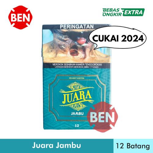 Jual Rokok JUARA JAMBU 12 BATANG - Sigaret Kretek SKT Hijau Esse Pak ...