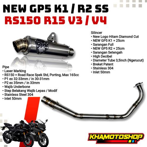 Jual WRX NEW GP5 K1 / R2 SS RS150 R15 V3 / V4 - R2 & RS150, R15 V3 ...