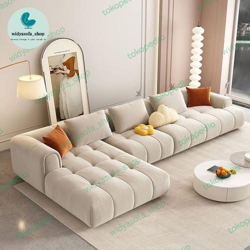Jual Sofa Modern L Shape Terbaru Ruang Tamu Kekinian Sofa Mewah Letter ...