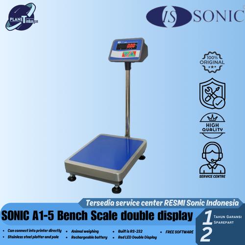 Jual Timbangan Sonic bench scale A1-5 Double display - 60x70 - Jakarta ...