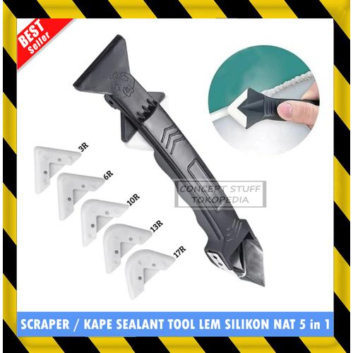 Jual SCRAPER KAPE PERAPIH LEM SILIKON SILICON SEALANT TOOL UJUNG SIKU ...