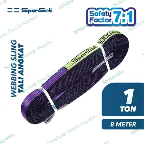 Jual Spanset Webbing Sling Cap. 1 Ton x 8 Meter - Jakarta Pusat ...