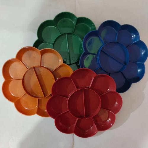 Jual PALET LUKIS bunga/ palet cat air/ Piring Cat Air / Palet Palette ...