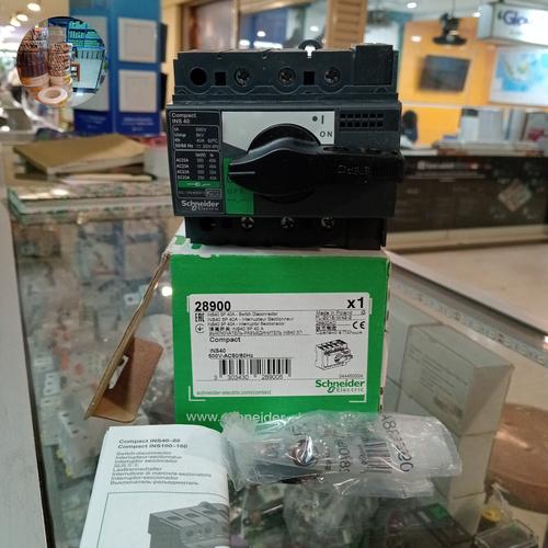 Jual INS40 3P 40A SWITCH DISCONNECTOR SCHNEIDER INS 40 28900 ORIGINAL ...