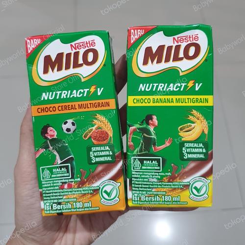 Jual Milo nutriactiv susu UHT rasa Choco Banana / Choco Cereal 180ml - Choco cereal - Kota Medan ...