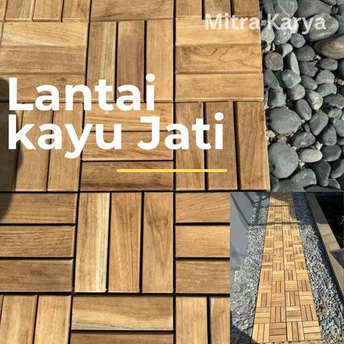 Jual Decking Tile Lantai Kayu Jati/Lantai bongkar-Pasang - Mozaik ...
