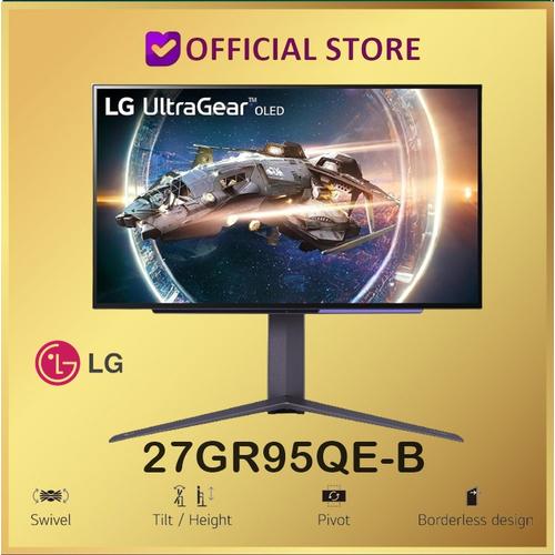 Promo Monitor LG 27" 27GR95QE-B QHD HDMI UltraGear Gaming LG 27GR95QE - 27GR95QE-B Cicil 0% 3x ...