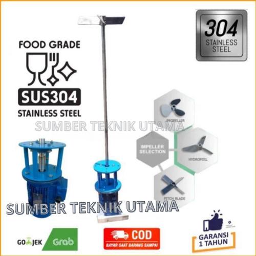 Jual Mixer Agitator Kimia SS 304 0,37Kw 0,5Hp 380V 4P Agitator Mixer - Jakarta Barat - Sumber ...