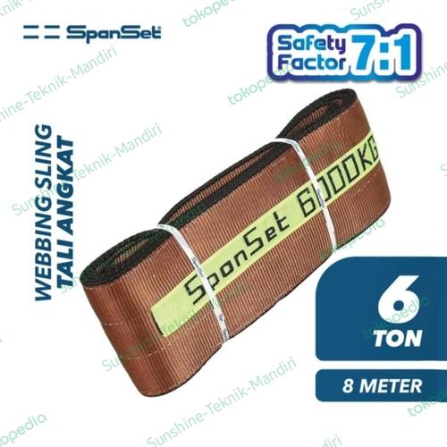 Jual Spanset Webbing Sling Cap. 6 Ton x 8 Meter - Jakarta Pusat ...