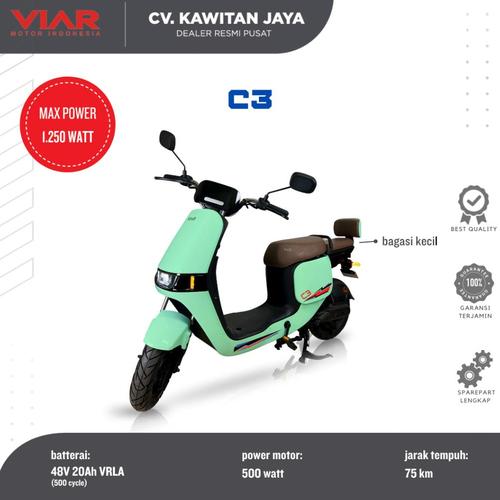 Jual Sepeda listrik VIAR C3 / C3X - GARANSI RESMI VIAR - Hitam, C3X ...