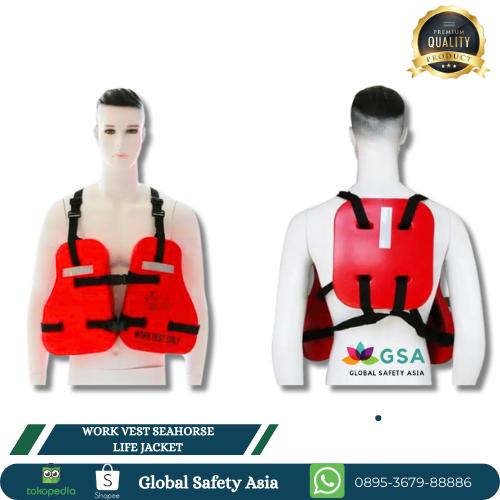 Promo Life Jacket Pelampung Work Vest Seahorse Pelampung Life Jacket ...