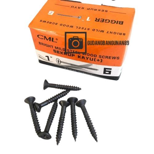 Jual Sekrup Skrup Kayu CML 1/2" 5/8" 3/4" 1" 1 1/4" 1 1/2" 2 2 1/2" 3 ...