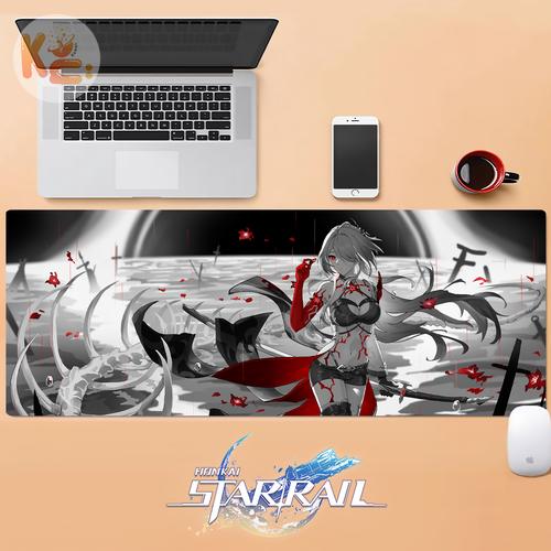 Jual Acheron Mousepad 80x30cm Honkai Star Rail Anti Slip Gaming Mouse ...