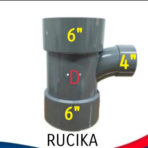 Jual Large radius tee 6 x 4 inch D Rucika Tee Y 90 derajat 6" x 4" Tee way - Kota Surabaya ...