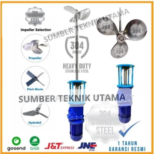 Jual Mixer Agitator Kimia SS304 2,2Kw 3Hp 3Phase 2P With Gearbox 1Set - Jakarta Barat - Sumber ...