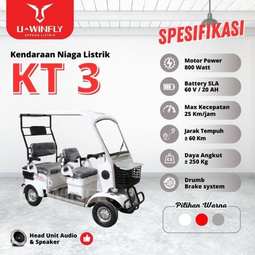 Jual Mobil Listrik Golf Uwinfly KT2 By U-WINFLY Buggy Electric Car Roda ...