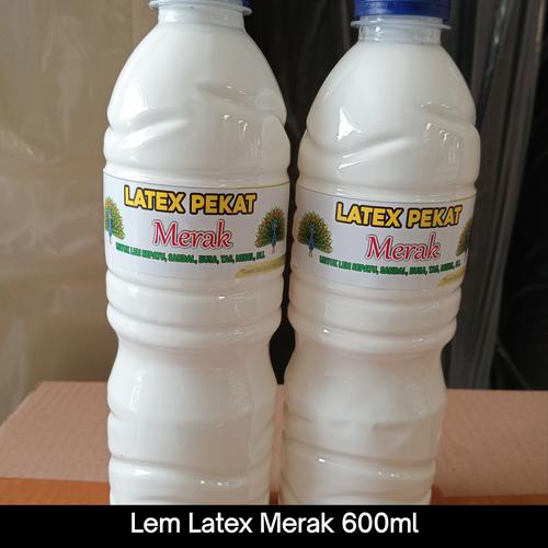 Jual Lem Latex Pekat Merk Merak uk 600ml & 4000 Liter - 4Liter - Kota ...