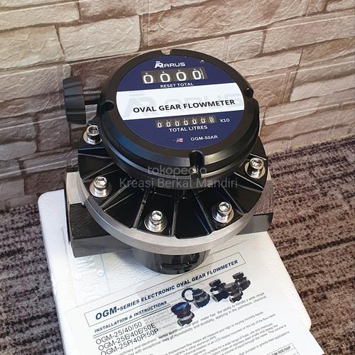 Jual FLOW METER SOLAR 2" INCH RESET OGM DN50 MM/ METERAN MINYAK 2" INCH ...