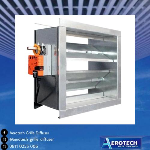 Jual Fire Damper Finishing Powder Coating (PC) - 10 inch - Kota Bandung - AEROTECH GRILLE ...