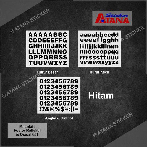 Jual Sticker Cutting Scotlite Angka + Simbol Untuk Menulis Sesuai ...