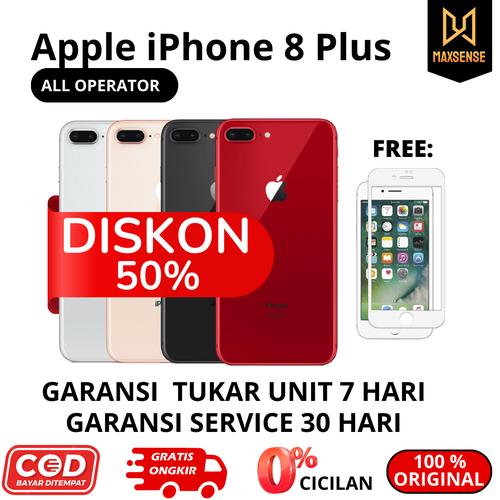 Jual iBox | iPhone 8 Plus 256GB Second Original Resmi Black / White ...
