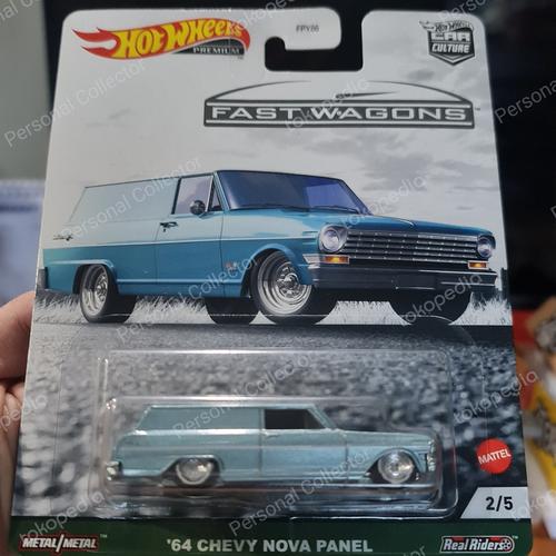 Jual Hot Wheels Premium Car Culture Fast Wagon '64 Chevy Nova Panel ...