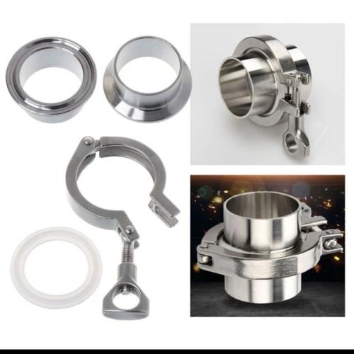 Jual Tri clamp ferrule sanitary stainless 316L uk 3/4 inch (19, 1 mm ...