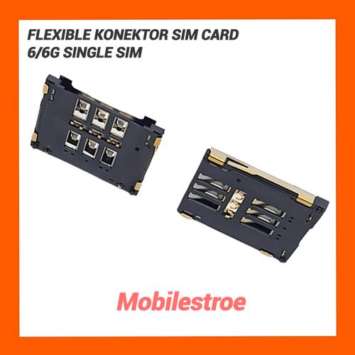 Jual FLEXIBLE KONEKTOR SIM CARD SINGLE SIM IPHONE 6/6G - Jakarta Pusat ...
