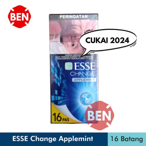 Jual Rokok ESSE CHANGE APPLEMINT 16 BATANG - Biru Kecil Slop Pak ...