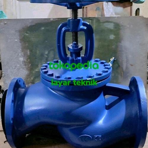Jual [New] Stop Valve Pn 16 Flange Polandia Merk Varimax Dn 200 ...