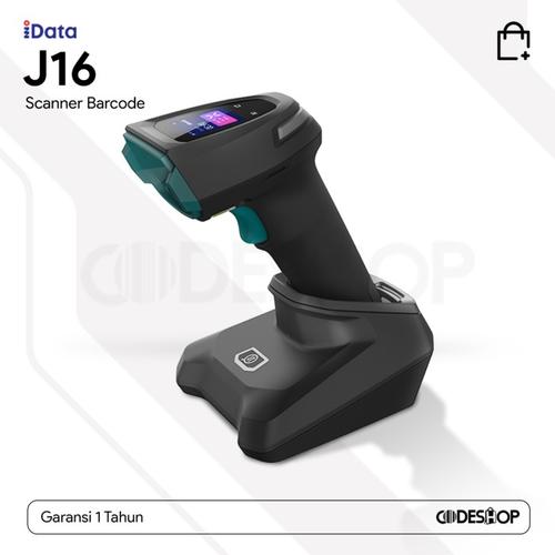 Promo iData J16 Scanner Wireless Cordless Scan Barcode QR 1D 2D USB ...