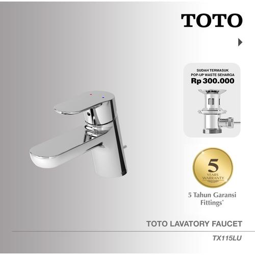 Promo TOTO Lavatory Faucet TX115LU | Kran - Keran - Kran Wastafel Cicil ...