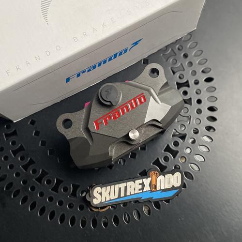 Jual Kaliper Caliper Frando 2P Bronze CNC Original Universal Vespa ...